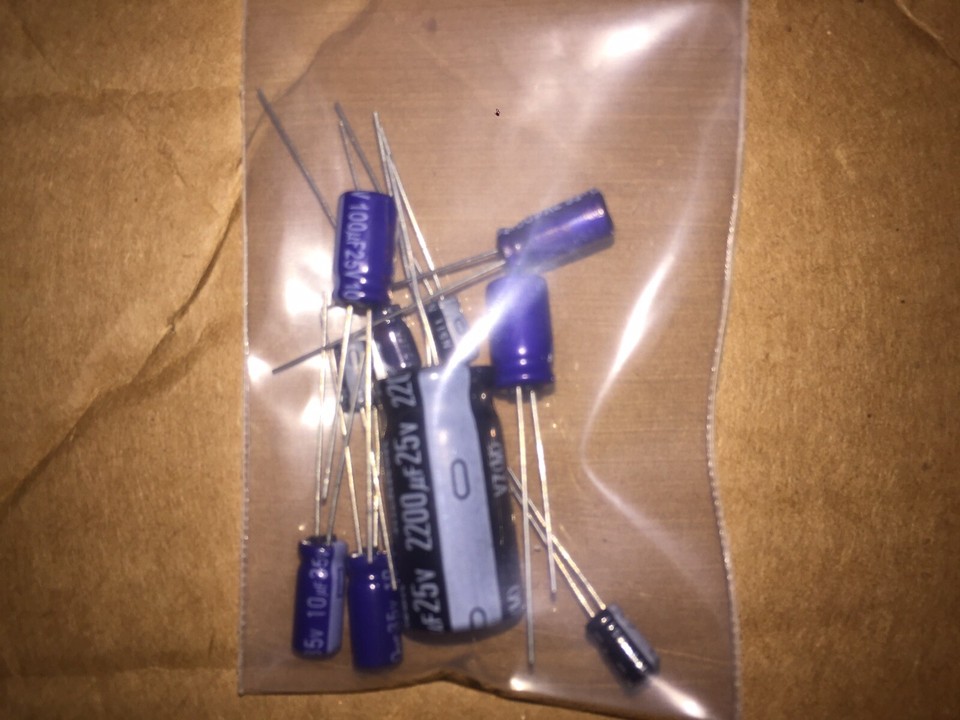 Nintendo NES Console Fix ALL Capacitors Repair Kit - No power - Audio ...