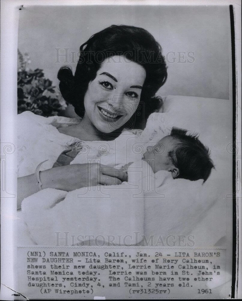 Rory Calhoun And Lita Baron