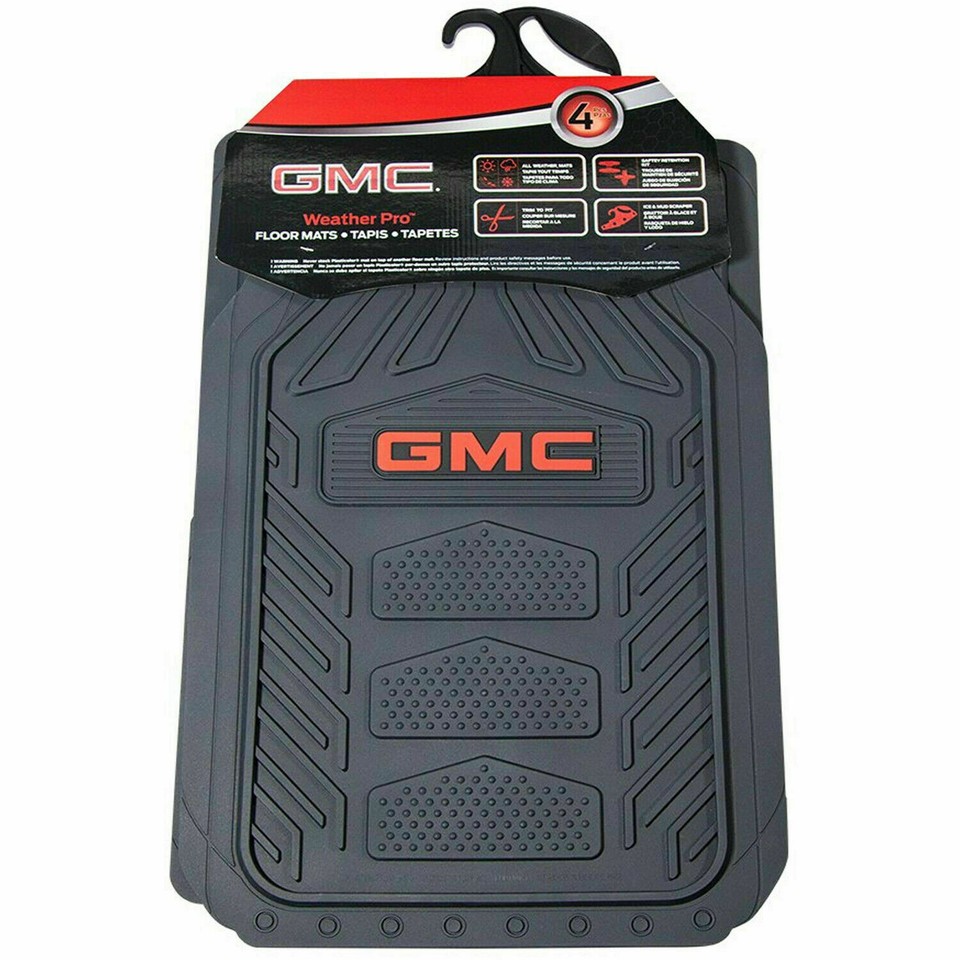 4pc GMC Car Truck Suv Van Front Rear Rubber All Weather Heavy Duty ...