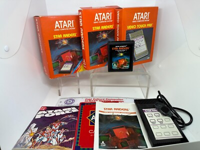 1982 Atari 2600 Star Raiders Game Complete In The Big Box Mint Inv-1203 ...