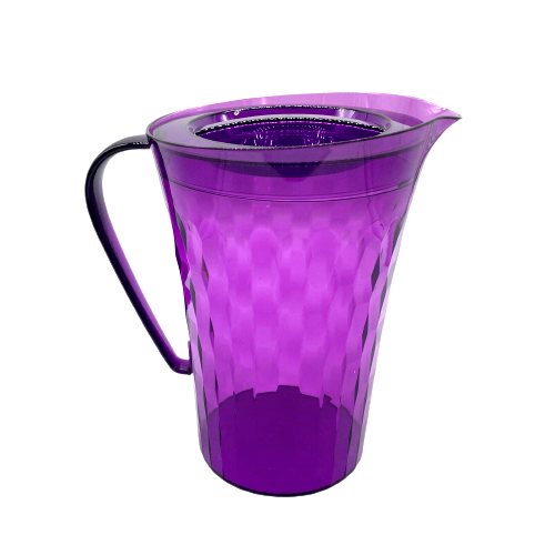 Tupperware Ice Prism Pitcher 2 Quart Purple Acrylic NOS | eBay