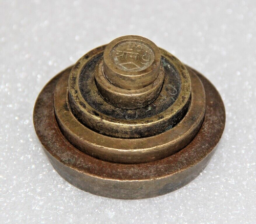 1900's Vintage Alt Messing Goldschmied Gold Messen Gewichte Old ...
