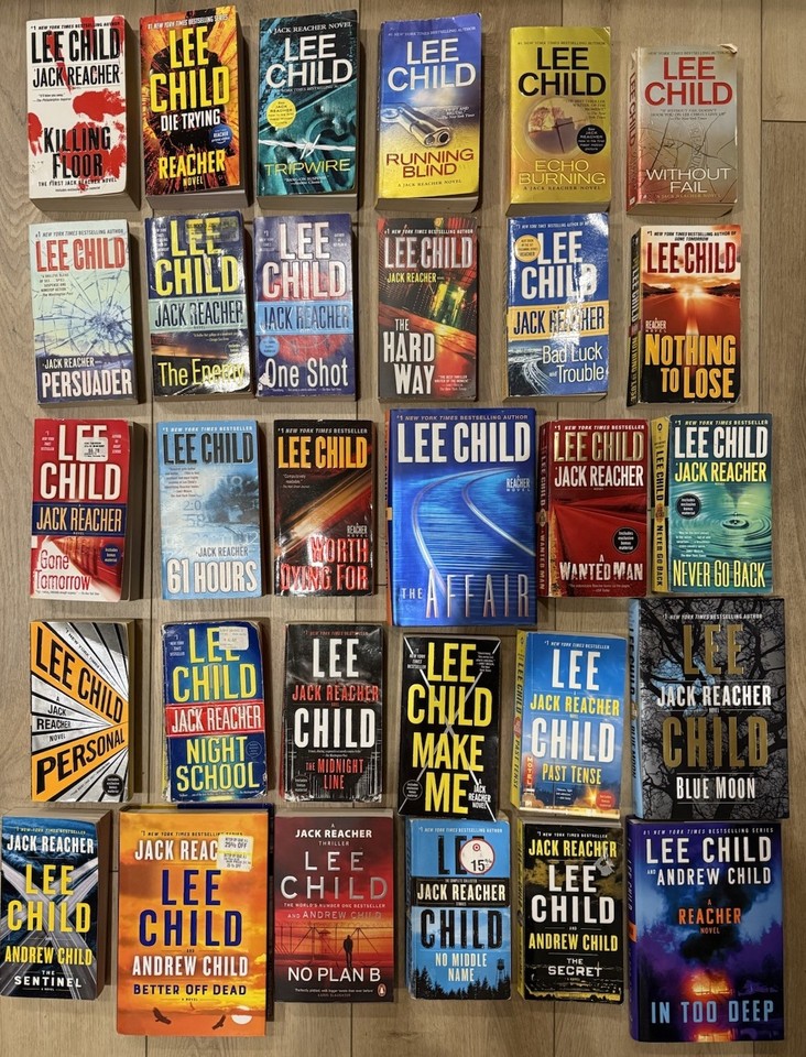 Complete Series ~Jack Reacher Set ~ Lot of 30 #1-30 by Lee Child~ In ...