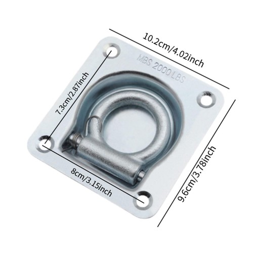 D Ring Tie Down Reusable Metal Versatile Easy Installation Truck Fixing ...