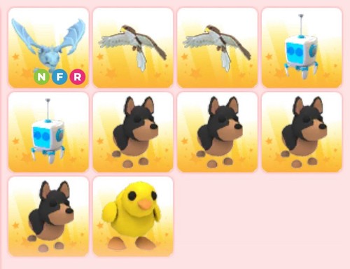 ADOPT ME NEON FROST DRAGON FLY RIDE WHOLE INVENTORY | eBay