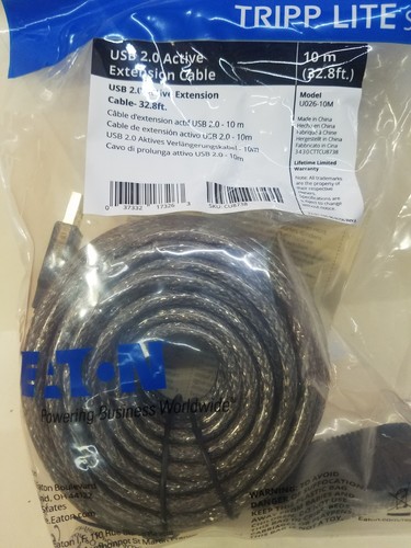 Tripp Lite 32.8 Foot USB 2.0 Active Extension Cable | eBay