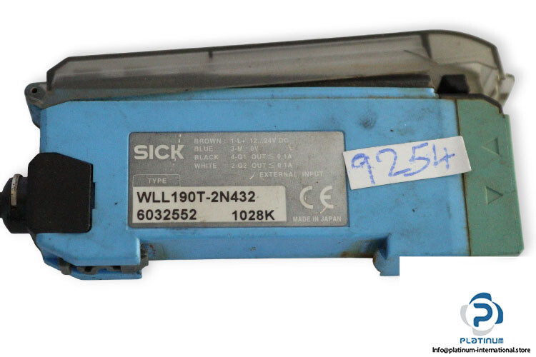 SICK WLL190T-2N432 FIBER-OPTIC SENSOR / SICK 6032552 | eBay