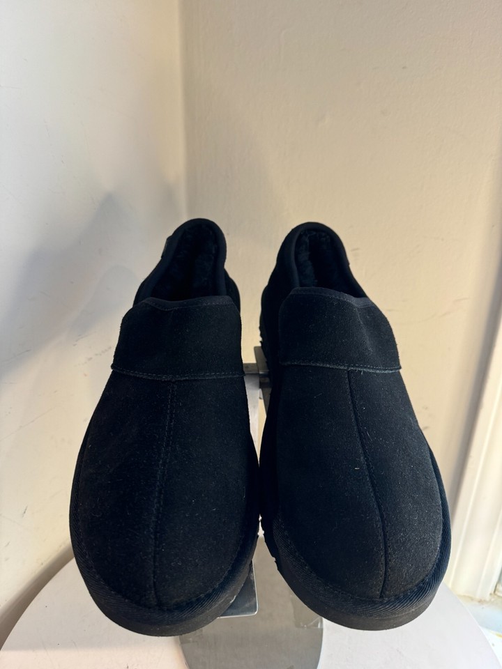 Ugg Leisure Outdoor Indoor Suede UGG plush Men's Black Slipper size 9 ...