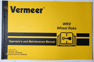 Manuals & Books - Wheel Rake