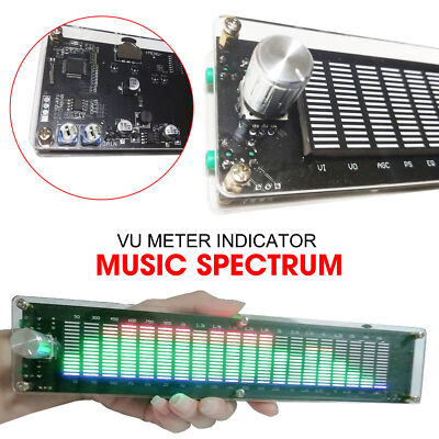 NEW VU Music Spectrum LED Level Display Amplifier Meter Indicator ...
