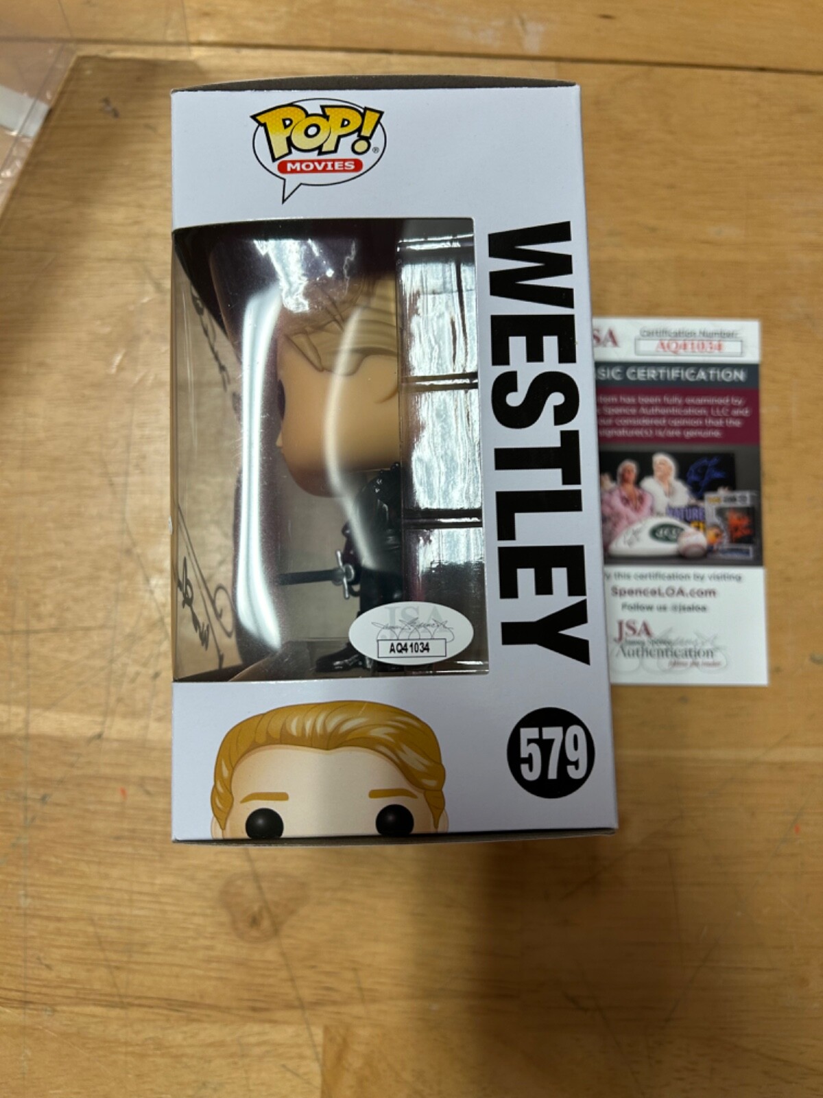 Cary Elwes Actor Wesley Princess Bride Autographed Signed Funko Pop ...