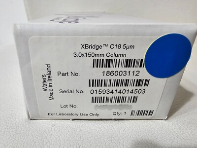 Item number: 186003112 HPLC Column Xbridge C18 150 mm 3 mm 5 µm 135 Å ...