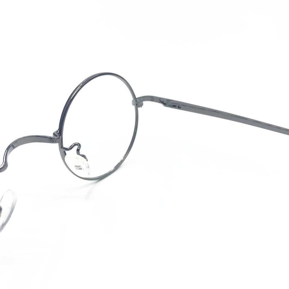 Vintage Small Round Eyeglass Frames Metal Full Rim Optical unisex ...