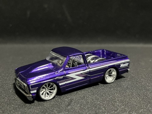 Hot Wheels Purple 67 C10 Chevy Truck Customized Wheels Offset Wheel ...