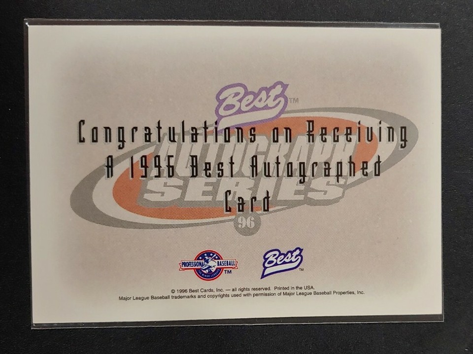 LINO DIAZ 1996 Best Baseball Autograph Wilmington Blue Rocks | eBay