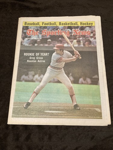 The Sporting News - August 10, 1974 - Greg Gross - Houston Astros - MLB ...