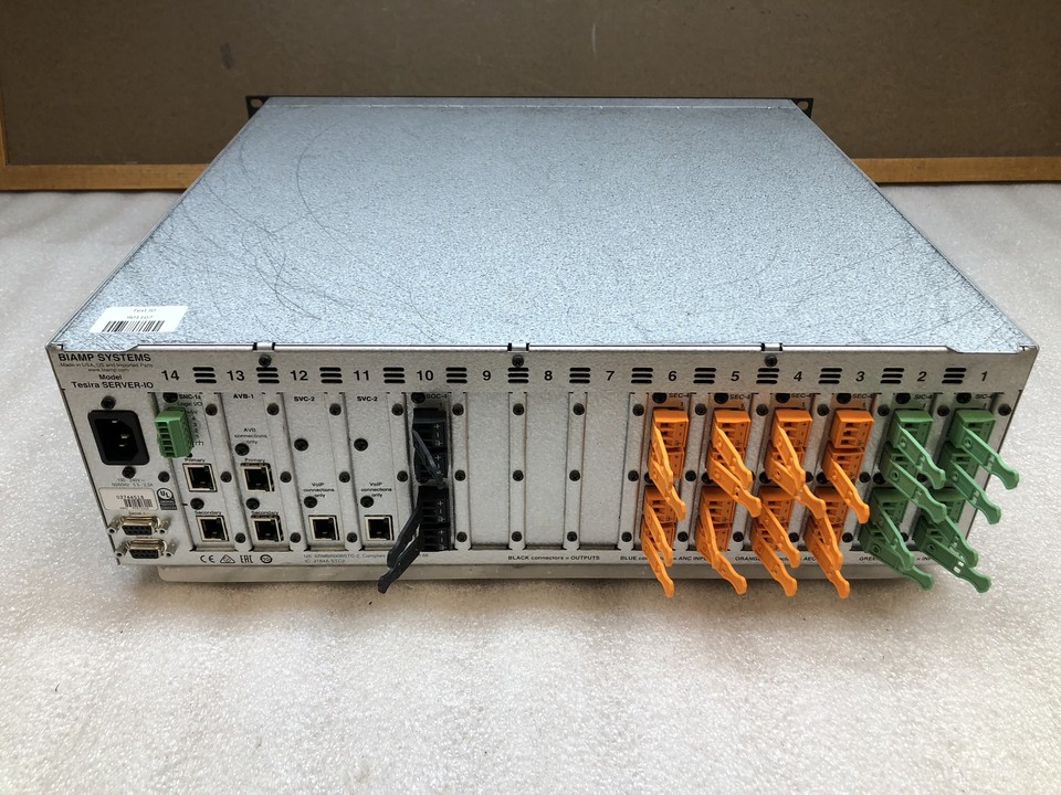 Biamp Systems Tesira Server-IO Digital 1xSNC-1 1xAVB-1 1xSOC-4 4xSEC-4 ...