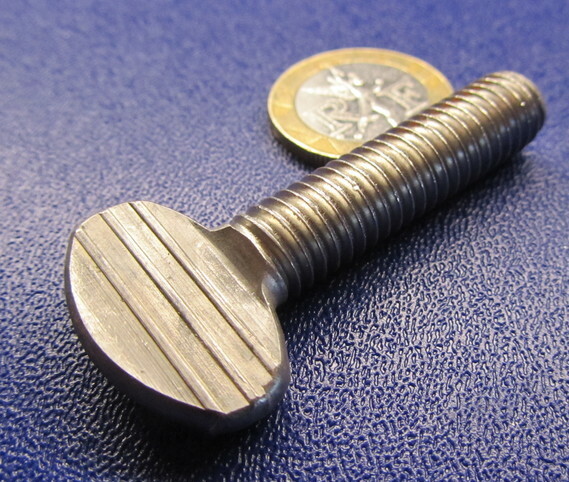 Stainless Steel Spade Thumb Screw, 3/8"-16 x 1.50" Length, 3 Pcs | eBay