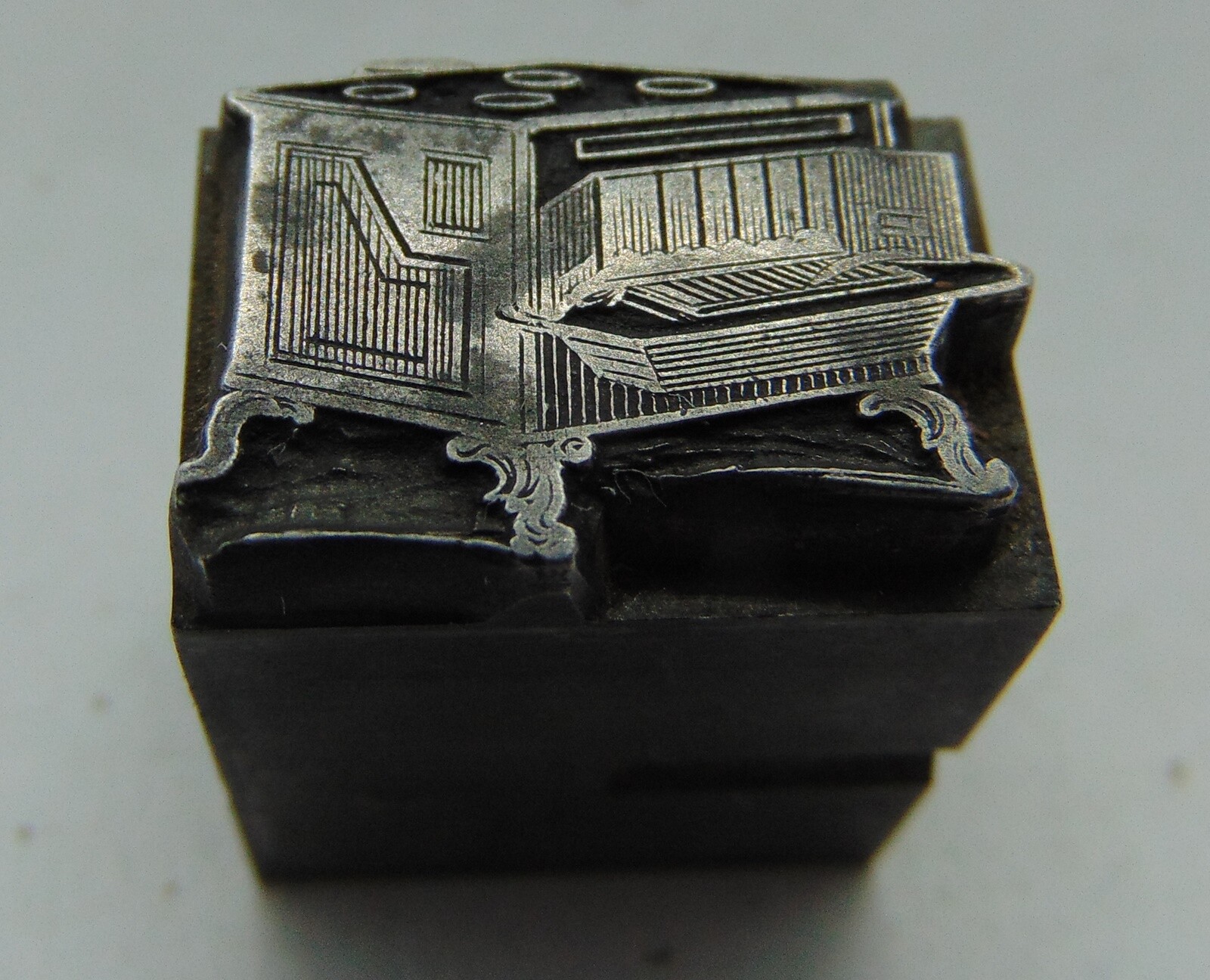 Vintage Printing Letterpress Printers Block Looks Like Wood Burning ...