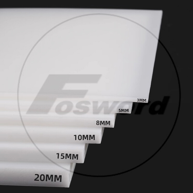 White Polypropylene Sheet Cut to Size PP Plastic Block Panel Polyprop ...