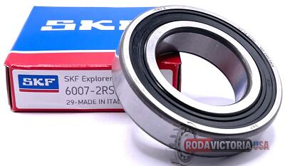 SKF 6007 2RS1 DEEP GROOVE BALL BEARING, RUBBER SEALED 35x62x14 mm | eBay