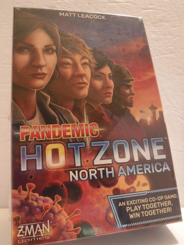 Pandemic Hot Zone North America Board Game Z-Man Co-op Game 2 to 4 ...