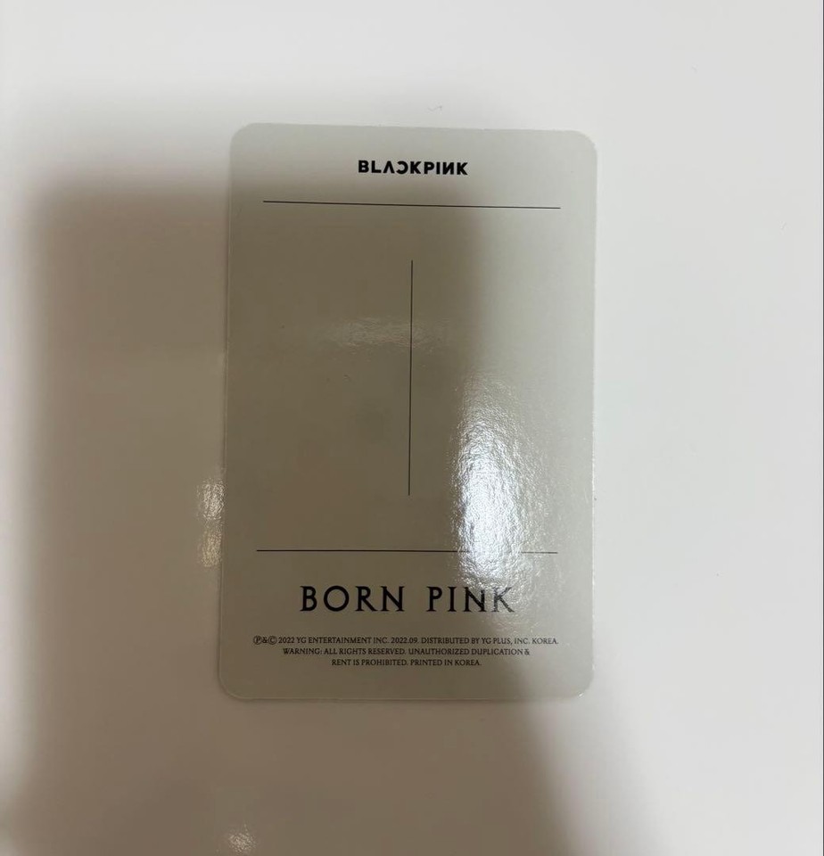 BLACKPINK bornpink Rosé Trading Card | eBay UK