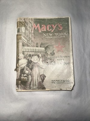 Original R. H. Macy Catalogue 1909 Antique store catalog RH Macy Co New ...
