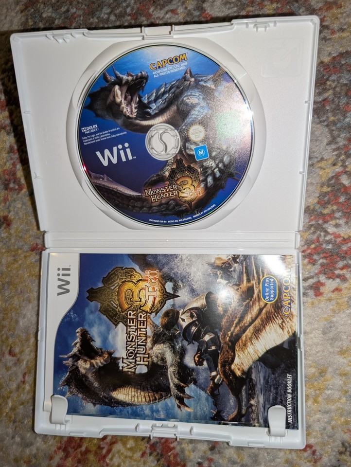 Monster Hunter 3 Tri Nintendo Wii Game CIB | eBay