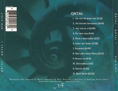 QNTAL QNTAL I NEW CD 687132101722| eBay