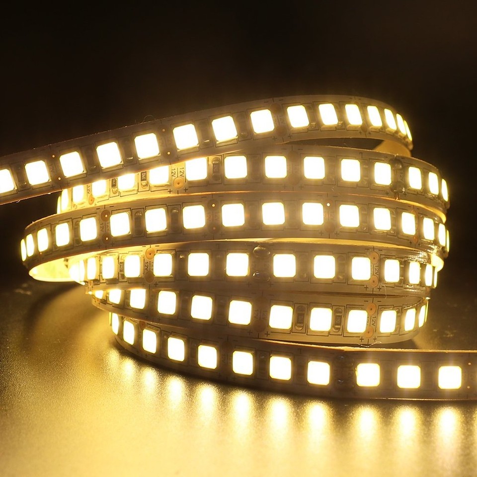 LED Light Strip, 16.4ft 600 Units SMD 5054 LEDs(5050 Upgraded), 12V DC ...