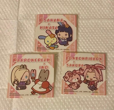 NARUTO Shippuden Hinata Sakura Ino Sanrio Collab Sticker MIB Rare OPP ...