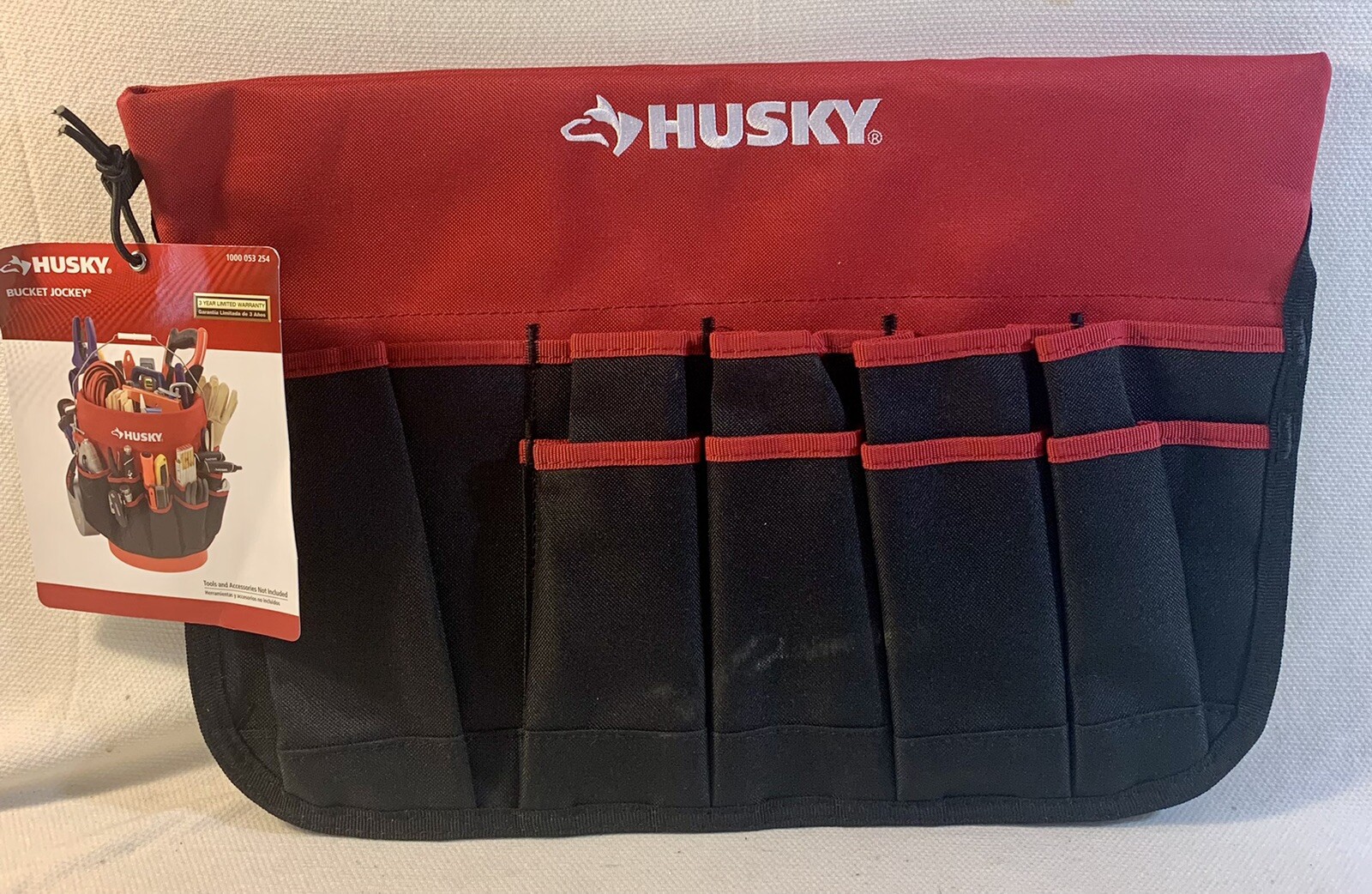 Husky Tool Bucket Jockey With 46 Storage Pockets for sale online | eBay