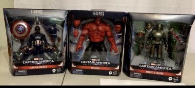 Marvel Legends Captain America Brave New World lot, Cap, Red Hulk ...