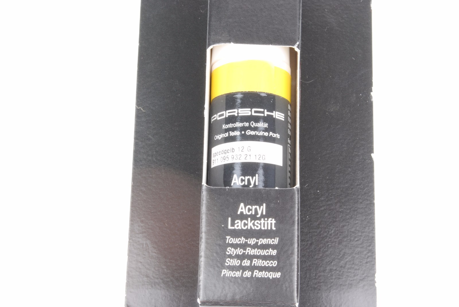 New Genuine Porsche Touch Up Paint Speed Yellow Paint Code 12G | eBay