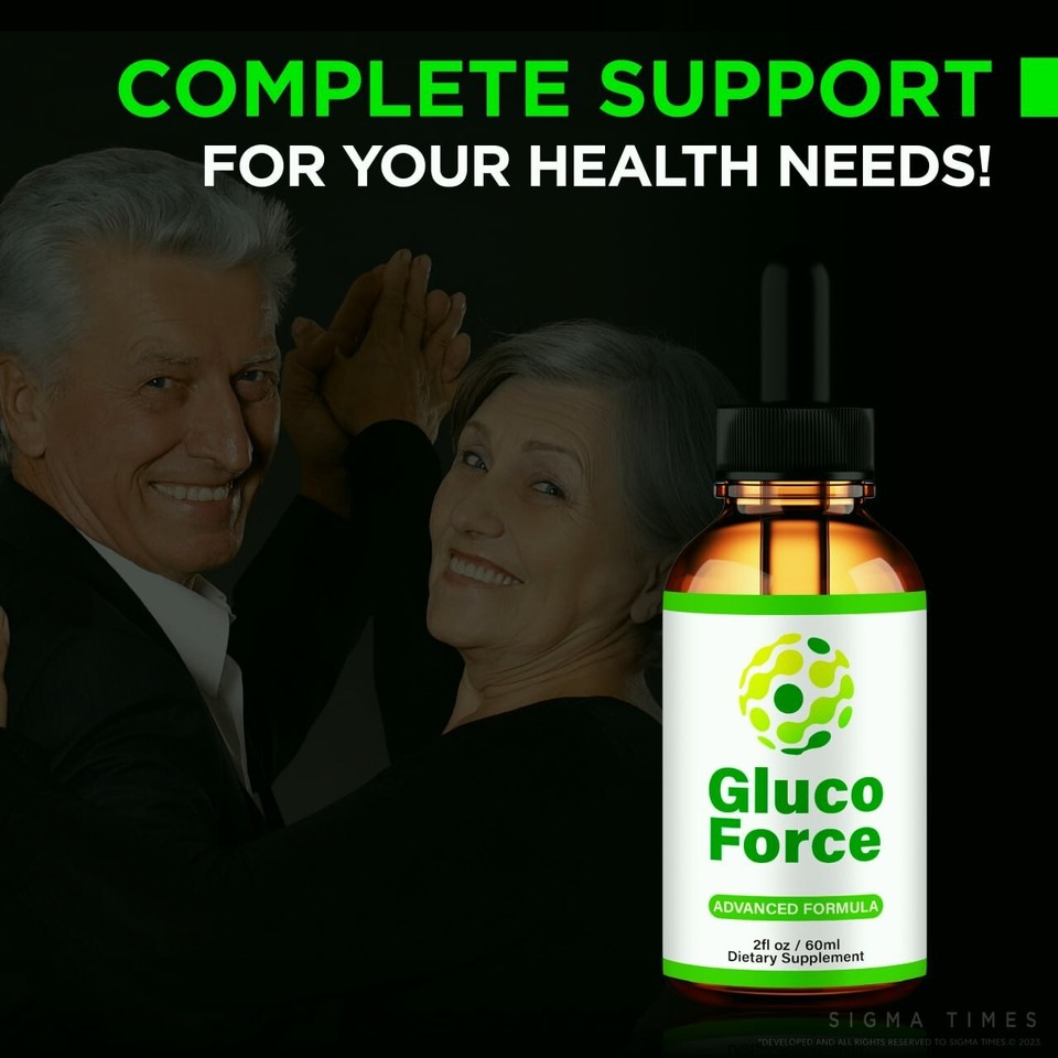 (5 Pack) Gluco Force Drops to Support Stable Blood Levels & Circulation ...