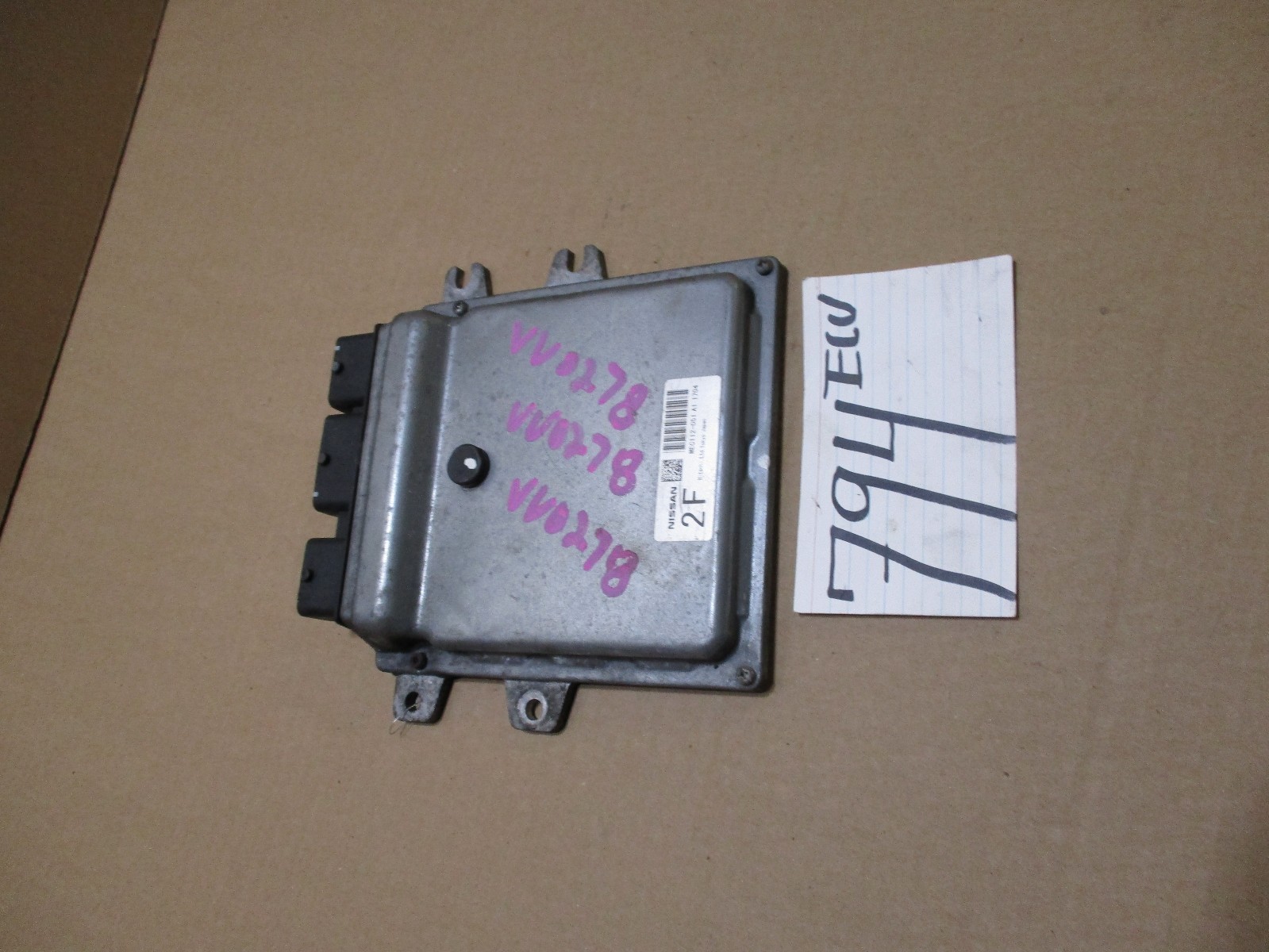 2011 Nissan Altima #794 Engine Computer ECM ECU MEC112-051 A1 | eBay