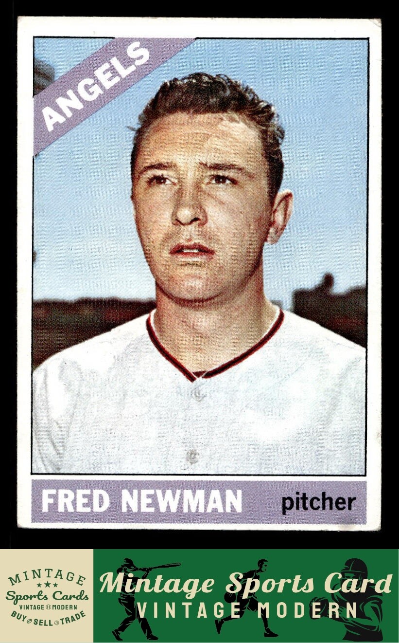 1966 Topps - Fred Newman - #213 California Angels GD/GD+ | eBay