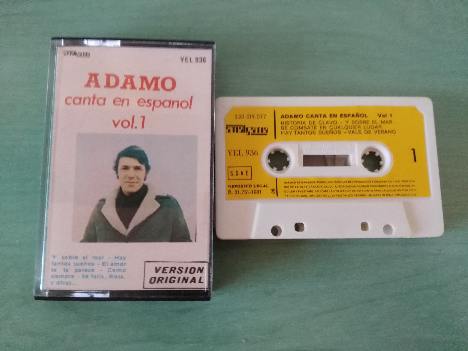 Adamo Sings In Spanish Vol 1 Amalgama 1981 Spain Edition - Cassette ...