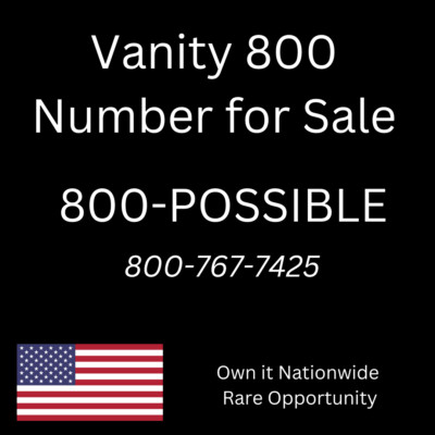 Marketing - 800 Toll Free