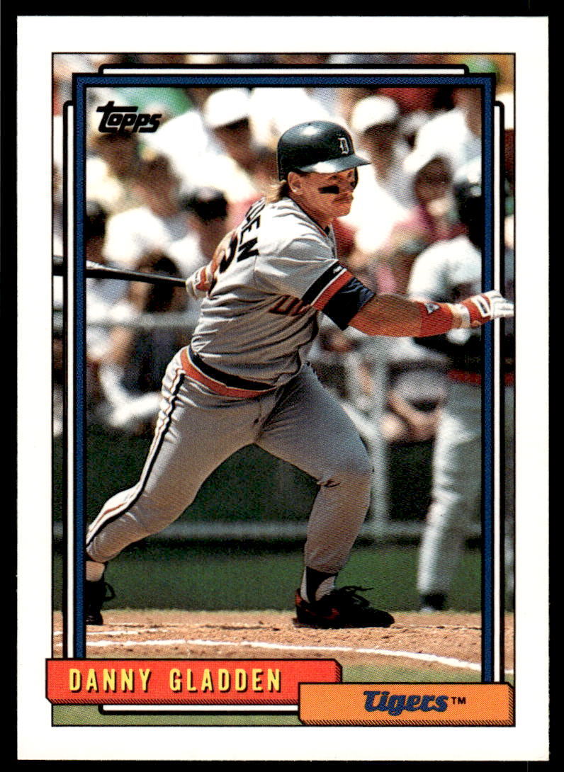 1992 Topps Traded 41T Danny Gladden Detroit Tigers Baseball Card | eBay