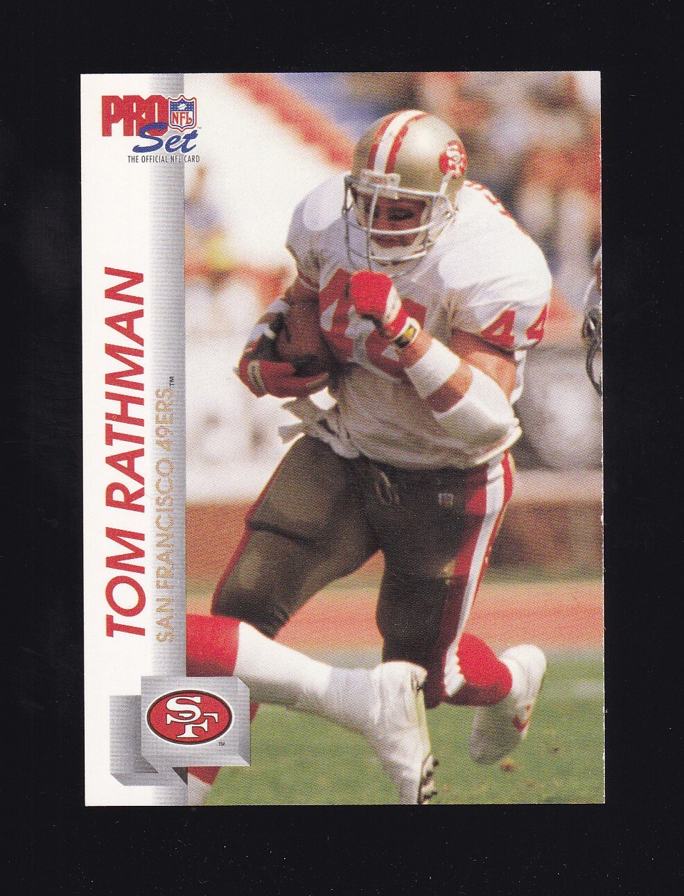 1992 Pro Set Tom Rathman #650 San Francisco 49ers | eBay