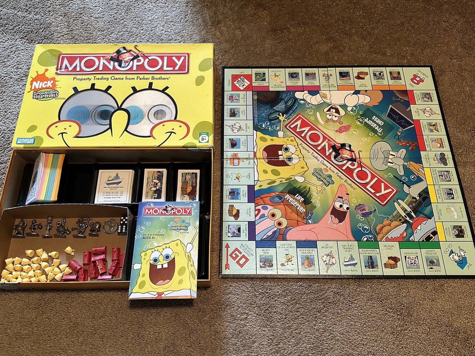 Spongebob Monopoly Collector's Edition Board Game | eBay
