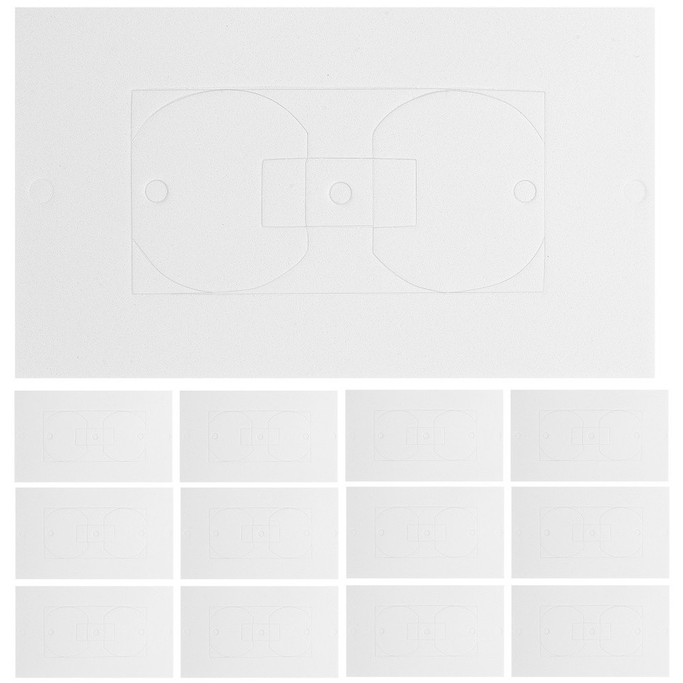 50 Pcs Electric Wall Socket Insulation Covers Receptacle Gasket Pad ...