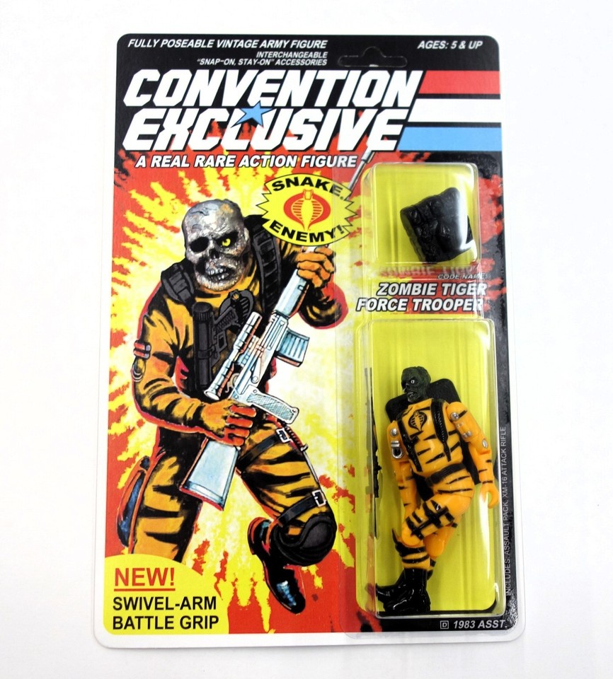 G.I. Joe 2018 Convention Exclusive Zombie Sabatour & Zombie Tiger Force ...
