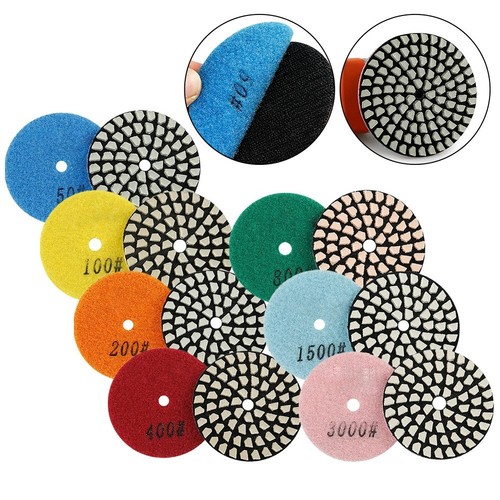 Reliable Dry Polishing Pad 8cm Sanding Discs for Marble Granite Stone ...