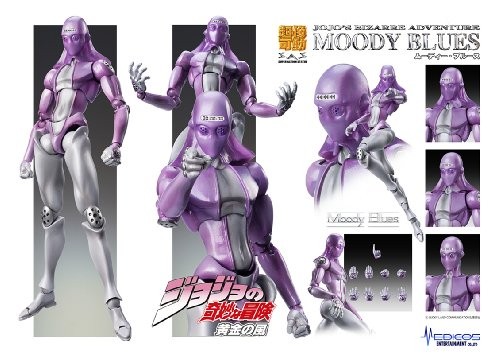 Super Figure Moveable JoJo's Bizarre Adventure Part 5 Moody Blues Japan ...