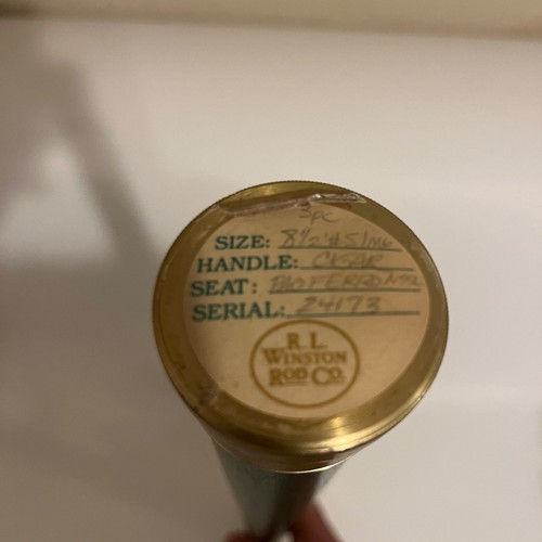 R L WINSTON IM6 Fly Rod 8 1/2- 3pc 5WT with Tube and Case | eBay