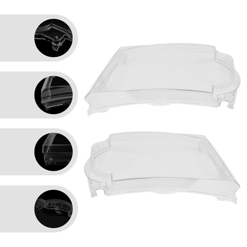 Left + Right Headlight Lens Covers for 2005-2009 Land Rover Discovery 3 ...