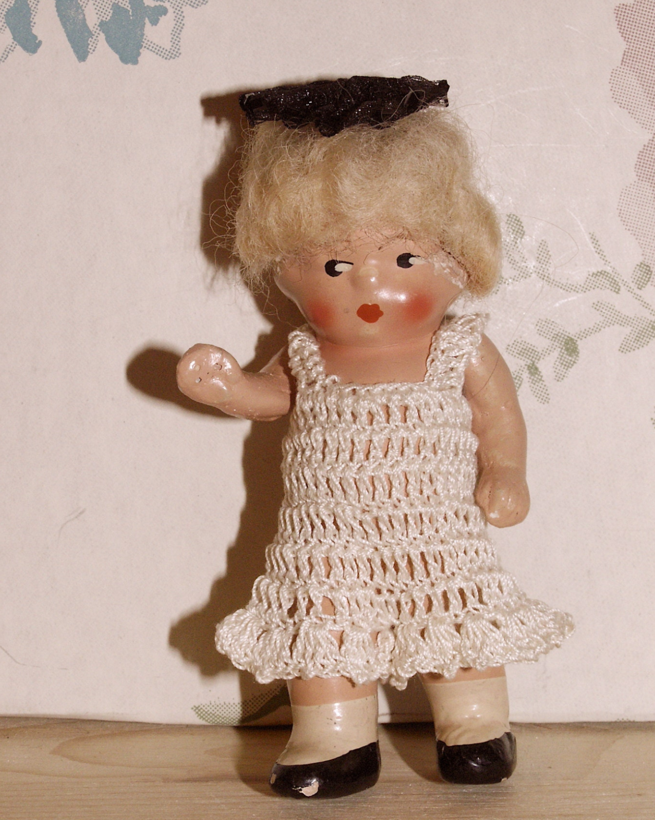 Antique Doll Chemi Pantalette Lingerie for 3-3.5" Bisque Picolette Doll ...